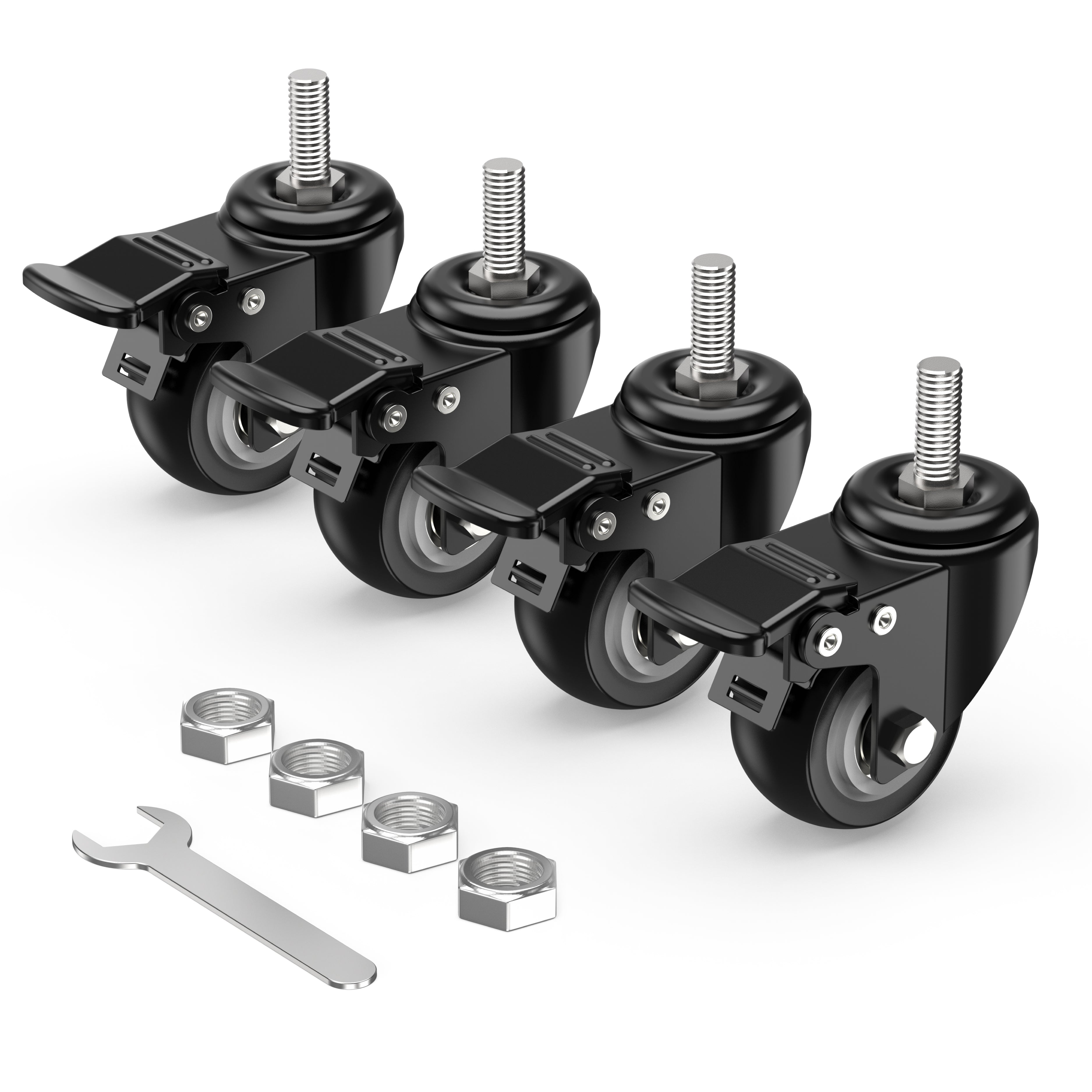 Stem Casters for Furniture, Carts & Industrial Equipment – Holkieusa